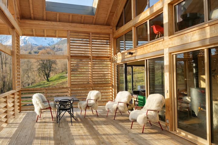 Chalet Toutblanc Panoramique- Face Mont-blanc 12p - France