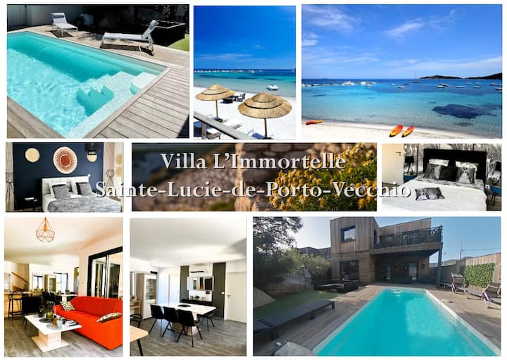 Proche Plage Pinarello - Villa 9 Pers. & Piscine - Korsika