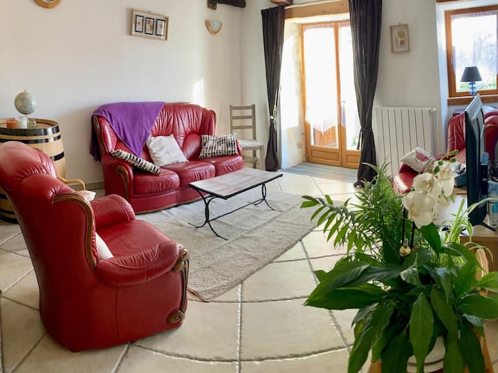 Maison Médiévale Cosy, Charme Et Tranquillité - Crémieu