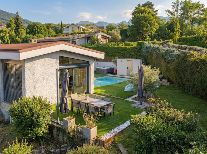 Villa Luxe - 14p - 260m² - Jacuzzi - Piscine - Grenoble