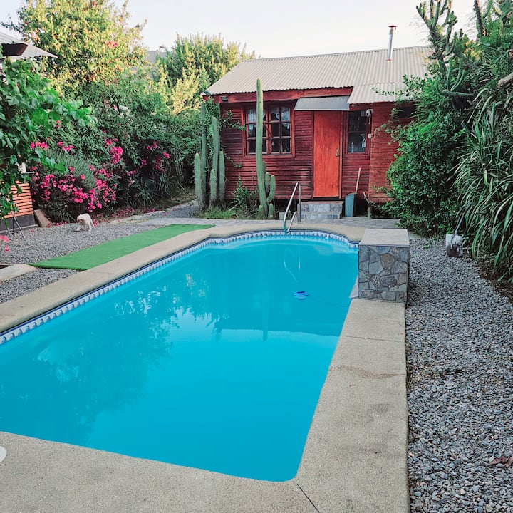 Olmué Hermosa Cabaña Con Piscina Privada - Limache