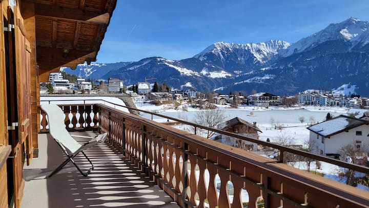 Cozy Flat With A Fantastic View - Laax