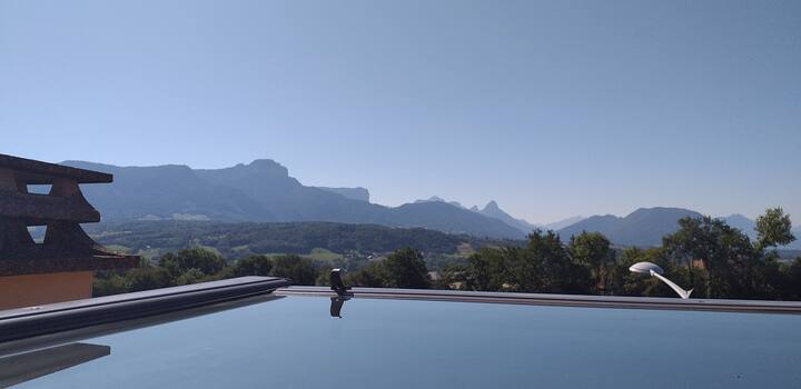 Appartement Lumineux Avec Vue Sur Les Montagnes - Cruseilles