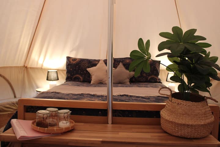 Wildflower Meadow Glamping - Luna At Ty Cynan - Llanbedrog