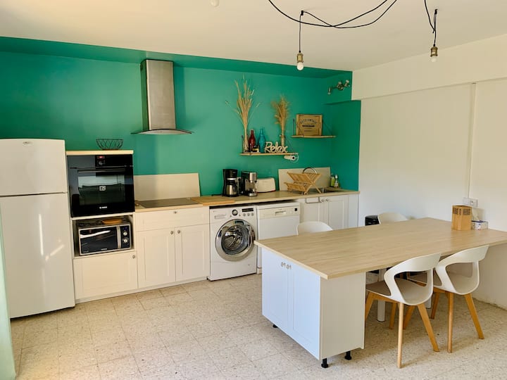 T3 Rez De Jardin Au Calme Proche Plages Et Village - Carqueiranne