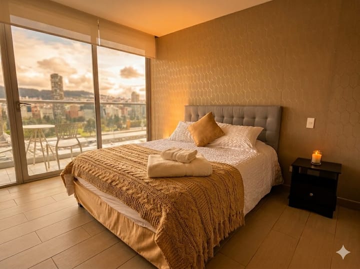 Studio Con Balcón En Edificio One: Amenities Vip - Quito