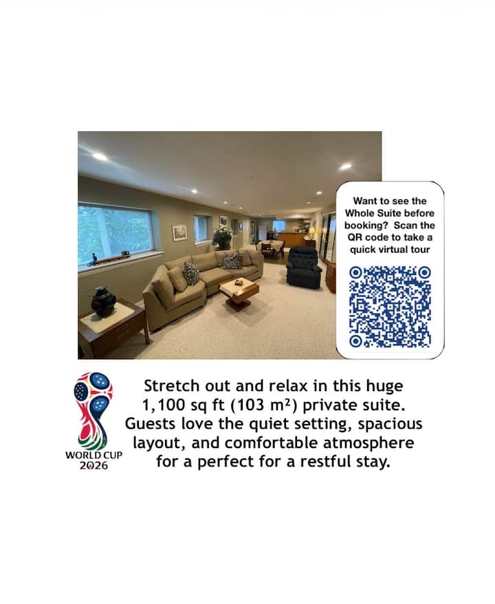 Huge & Quiet • Spacious Fraser Heights Retreat - 素裡