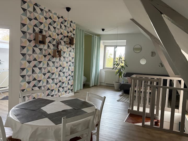 Vaste Studio En Campagne D'iffendic - Bédée