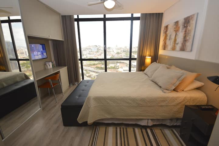 Loft Espaçoso 
20º Andar Região Central De Bh - Belo Horizonte