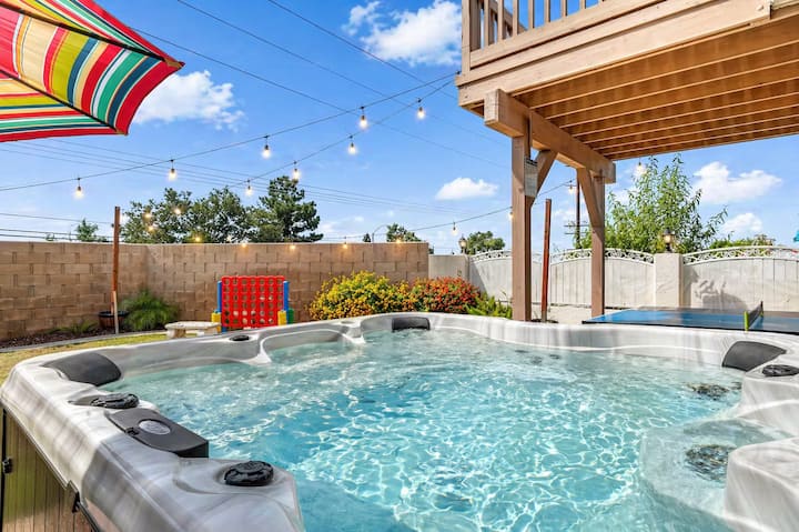 Hot Tub |Backyard|arcades|pool Table|bbq|ping Pong - Moreno Valley