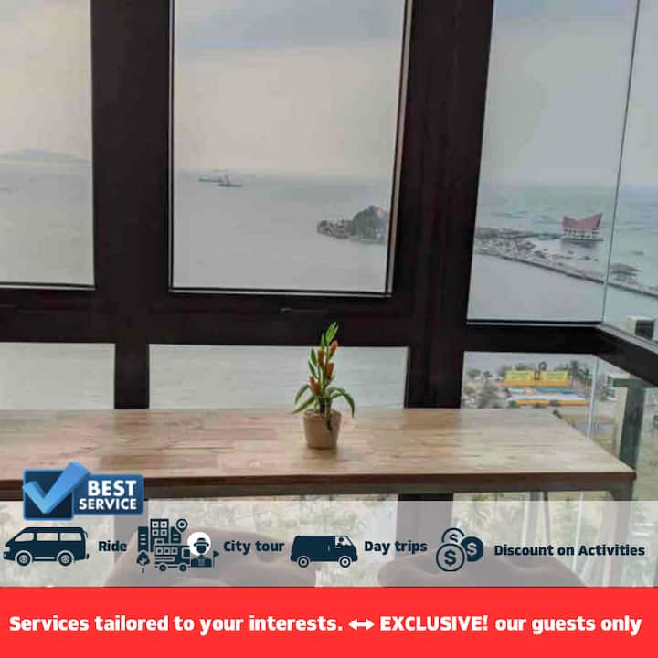 Modern Ocean View Condo In Sriracha. Best Location - Si Racha