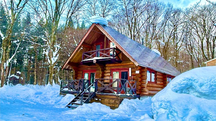 5ldk Log House With Loft, Nestled In Forest - Nagano