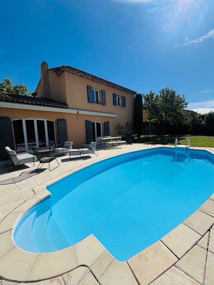 Maison Provençale Renovée Climatisée 8pers-piscine - Aix-en-Provence