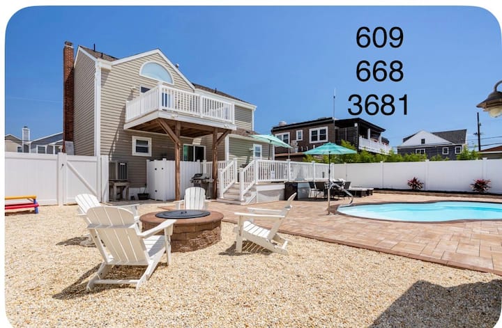 In Ground Saltwater Pool • Ortley • 4bdr - Seaside Heights, NJ