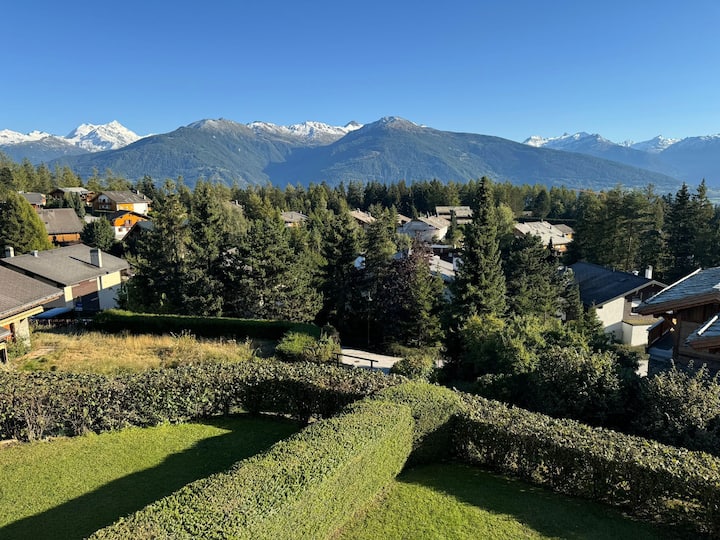 Superbe Appartement Vue Panoramique Sur Les Alpes - Crans-Montana