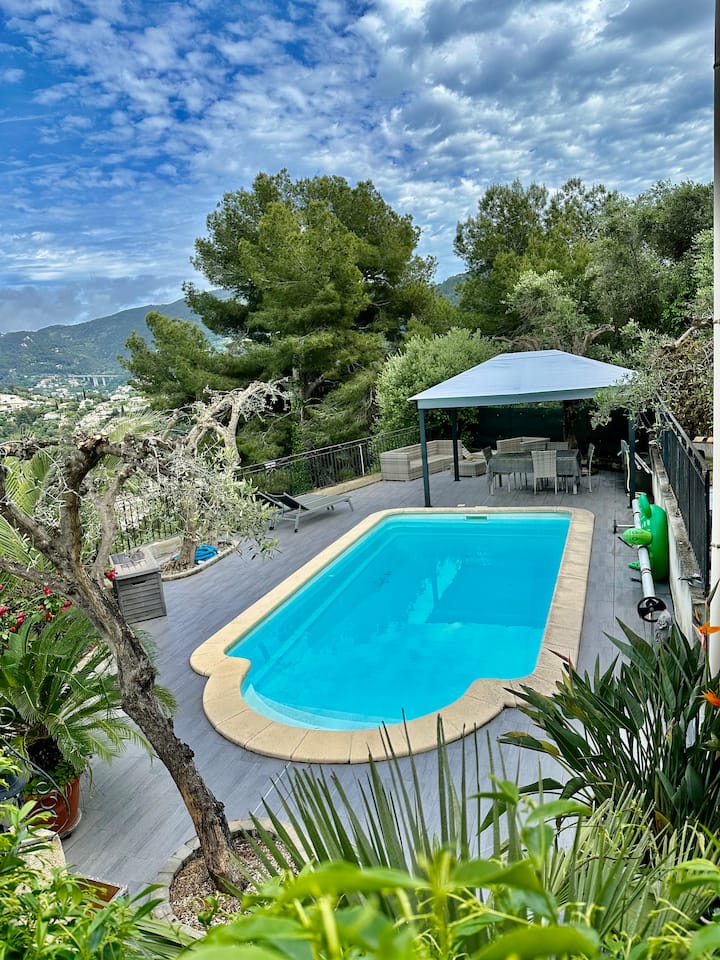 Grand 2 Pièces Indépendant Dans Villa Piscine - Saint-Jean-Cap-Ferrat
