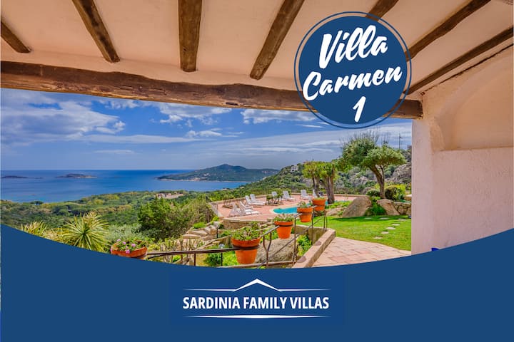 Villa Carmen1 Avec Piscine Et Vue De La Mer - Islas de Cerdeña