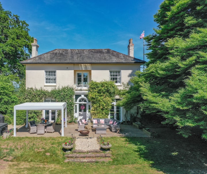 Grand Georgian Villa. Stunning Views With Hot Tub - Ross-on-Wye