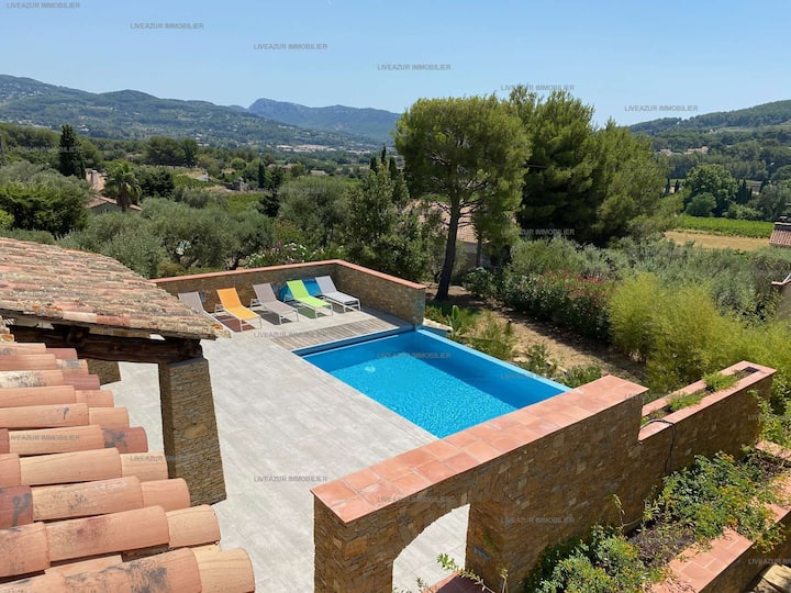 Superbe Propriété Climatisée Avec Piscine Et Jardi - Le Castellet