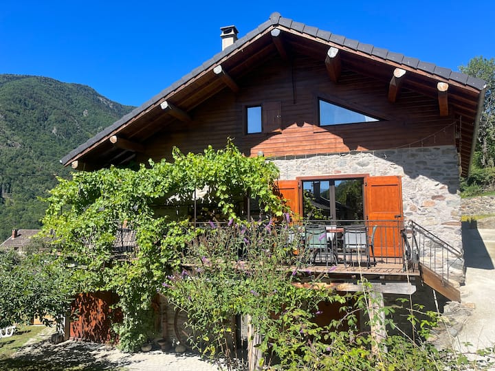La Grange: Chalet Au Calme, Tout Neuf, 3 Terrasses - Ax-les-Thermes