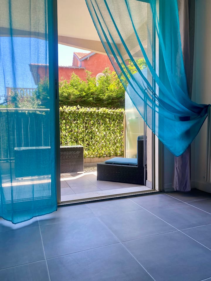 Studio Jardin Fleuris/parking - Nizza
