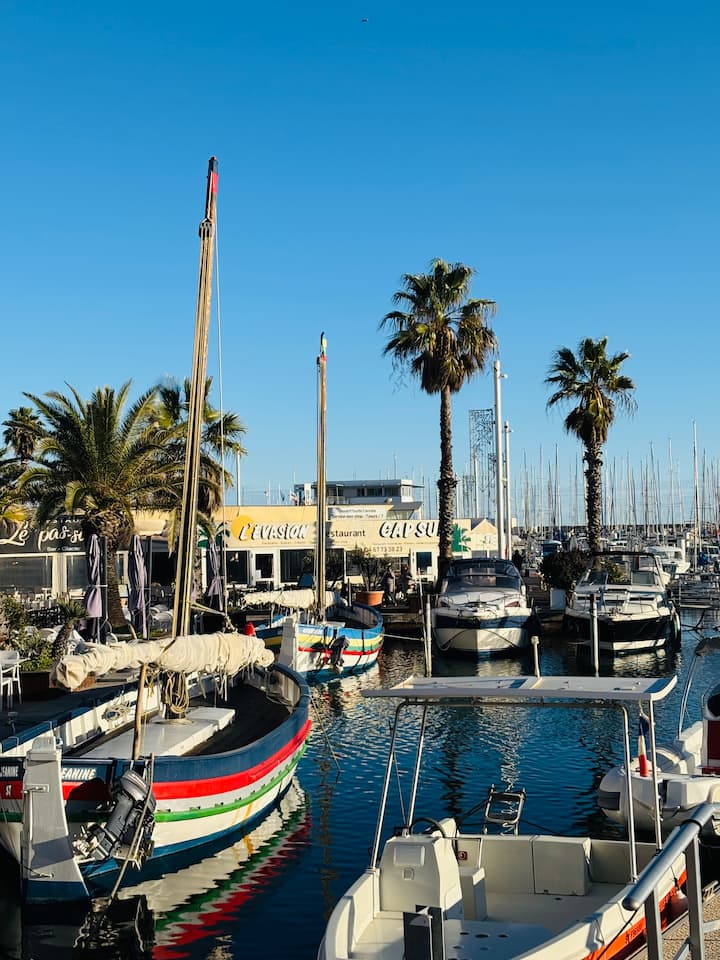 Petit Studio Fonctionnel à Deux Pas De La Mer - Villeneuve-lès-Maguelone