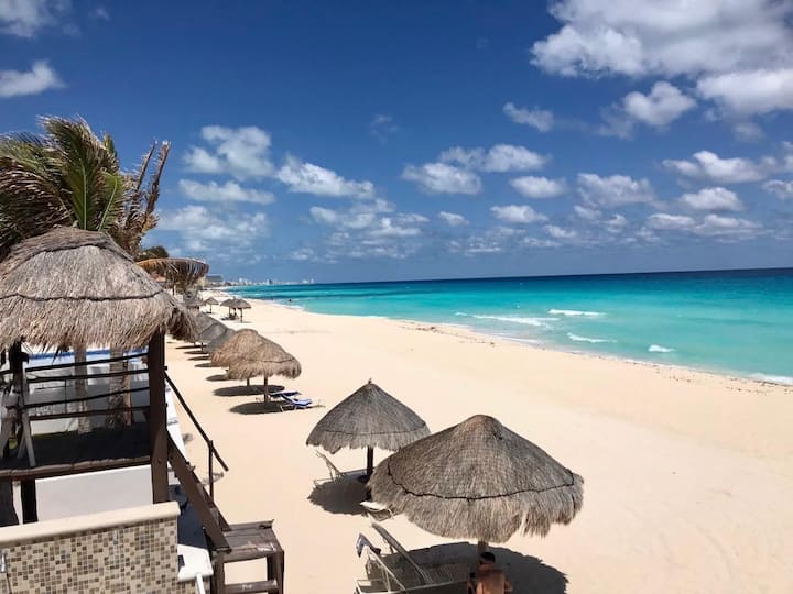Hermoso Apartamento En La Playa En Zona Hotelera - Cancún