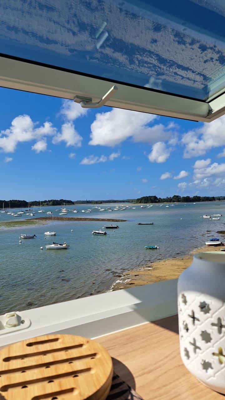 Appartement Cosy, Vue Sur Mer, à L'ile Tudy - Lesconil