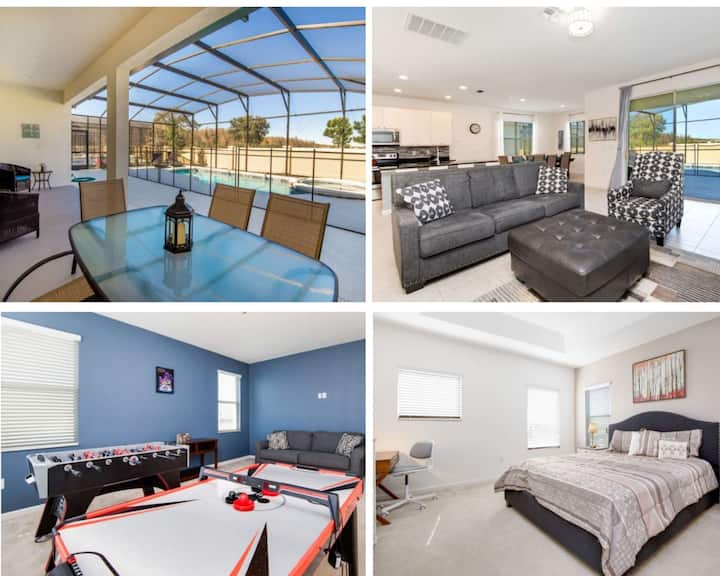 Pool Privacy! Game Room! Resort 8 Mi 2 Disney-2665 - Kissimmee, FL