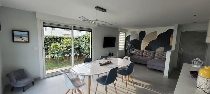 Appt 3 Ch A 2 Pas De La Mer Avec Jardin, Garage - Wimereux