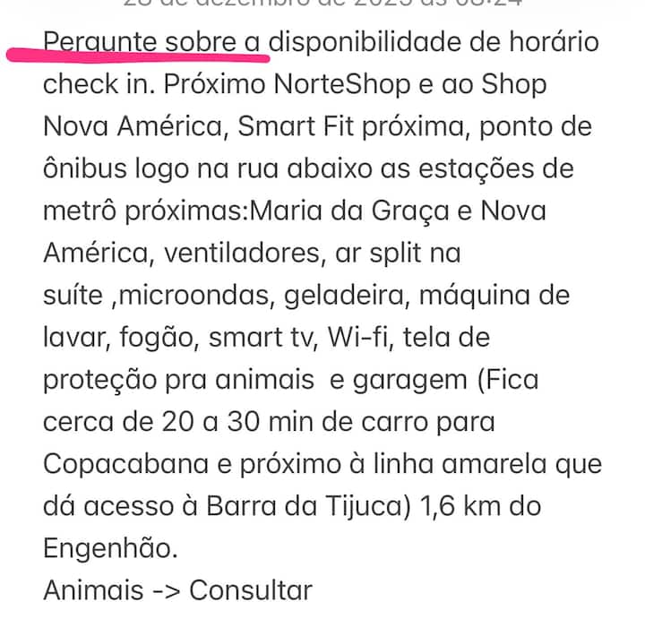 Apartamento Em Frent Norte Shop E Proximo Engenhão - Rio / Galeão – Tom Jobim Airport (GIG)