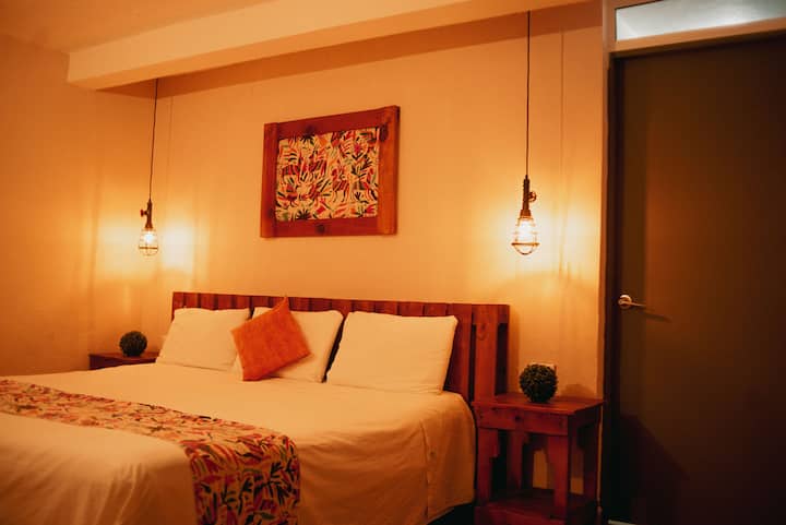 Estudio Rústico Petfriendly,centrico,c.a/c& Cocina - Bacalar