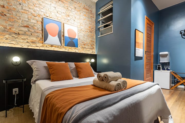 Estúdio No Coração De Ipanema Em Rua Silenciosa - Ipanema