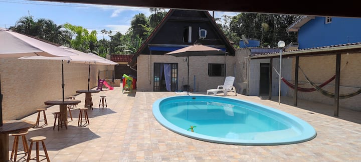 Casa á 100 Metros Da Praia Com áRea Kids Boracéia - Bertioga