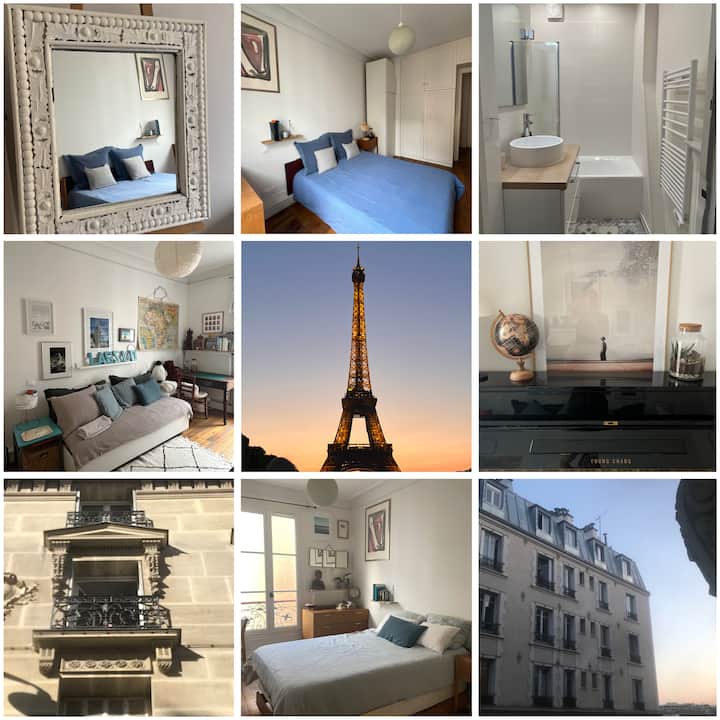 Charmant And Cosy Dupleix - Paris