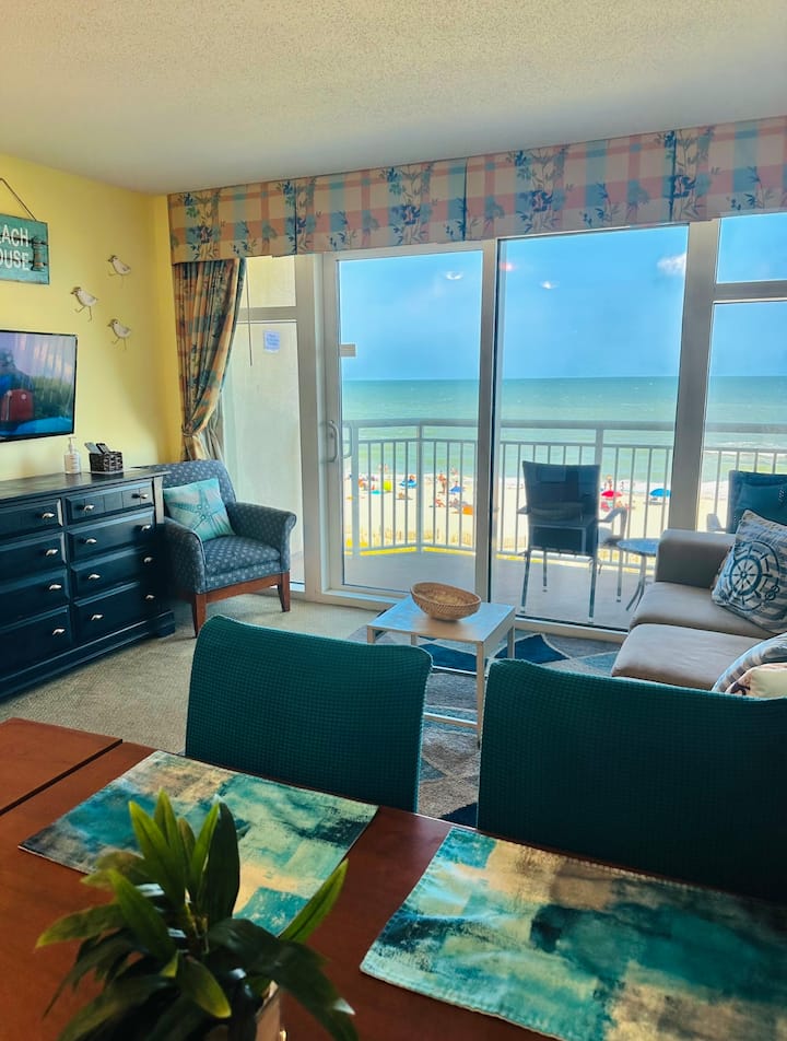 Direct Oceanfront Sunriseview W/king Bed+pools+gym - South Carolina