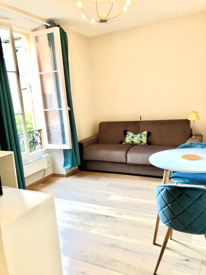 Studio Centre Menton - 80 M De La Mer - Climatisé - Menton