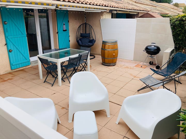 Maison Mitoyenne +Wifi+parking Entrethauetmer - Marseillan