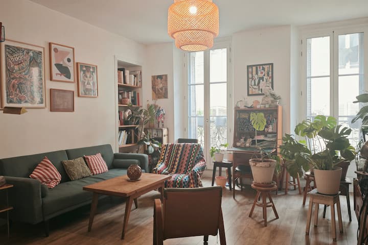Superbe Appartement De 76m2  Deco Vintage Terrasse - Toulon