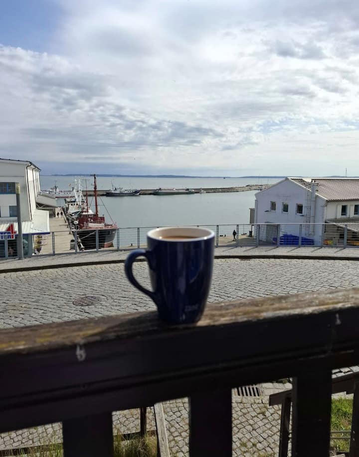 Hafenkapitän Fewo Mit Balkon Direkt Am Hafen - Sassnitz