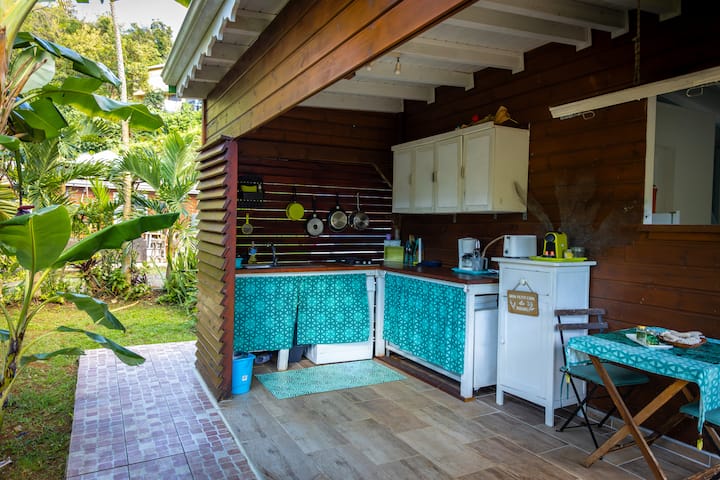 Charmant Bungalow Tout éQuipé à La Campagne - Guadeloupe