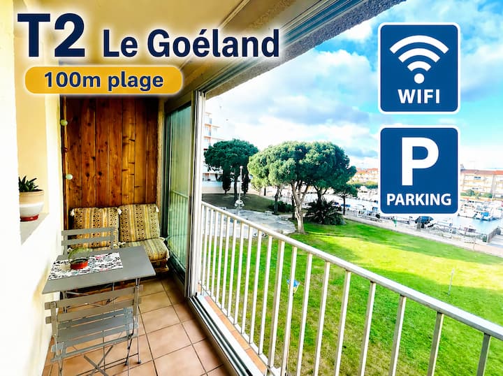 Goéland - à 2 Pas De La Plage Wifi Parking - Canet-en-Roussillon