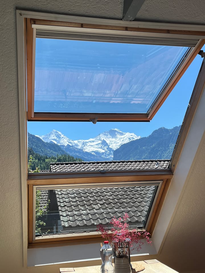 Magnificent View Of Alps/city - Near Train Station - Interlaken