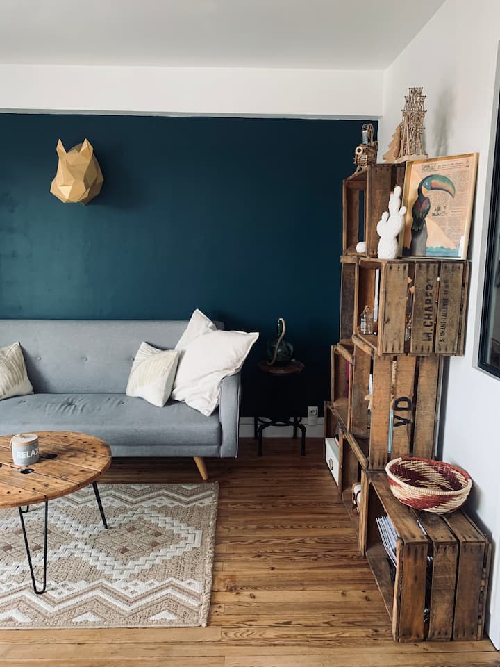 Appartement Cosy Et Lumineux - Gare de Clermont-Ferrand