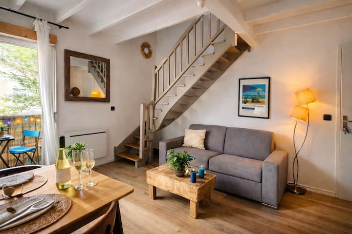 Duplex Cosy Balcon • Plage 800m • Centre 5min - La Rochelle