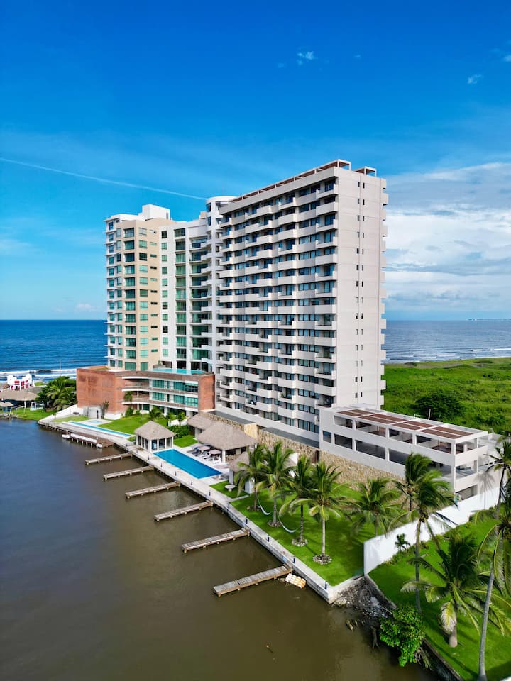 Departamento Con Alberca, Mar Y Rio. Isla Del Amor - Boca del Río