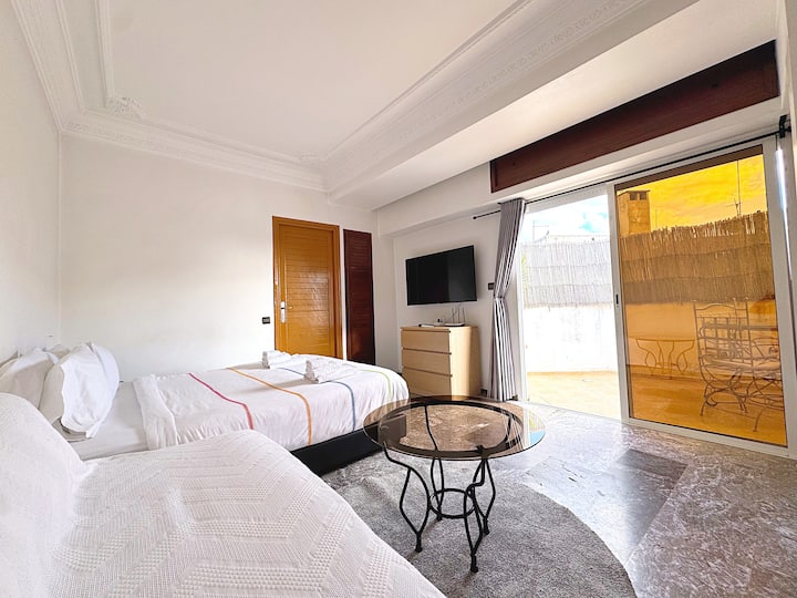 Beautiful Luminous Rooftop Near The Marina - Rabat