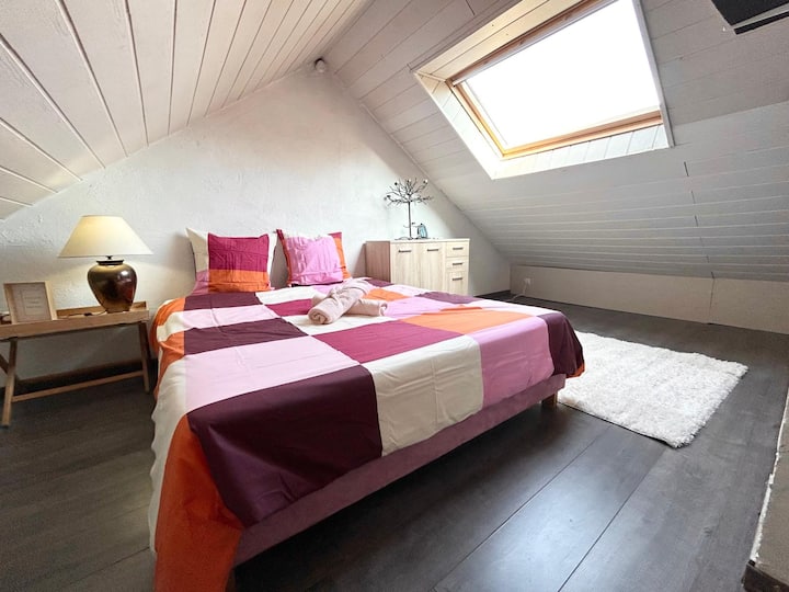 Charmant Duplex Proche Gare Stationnement Gratuit - Haut-Rhin