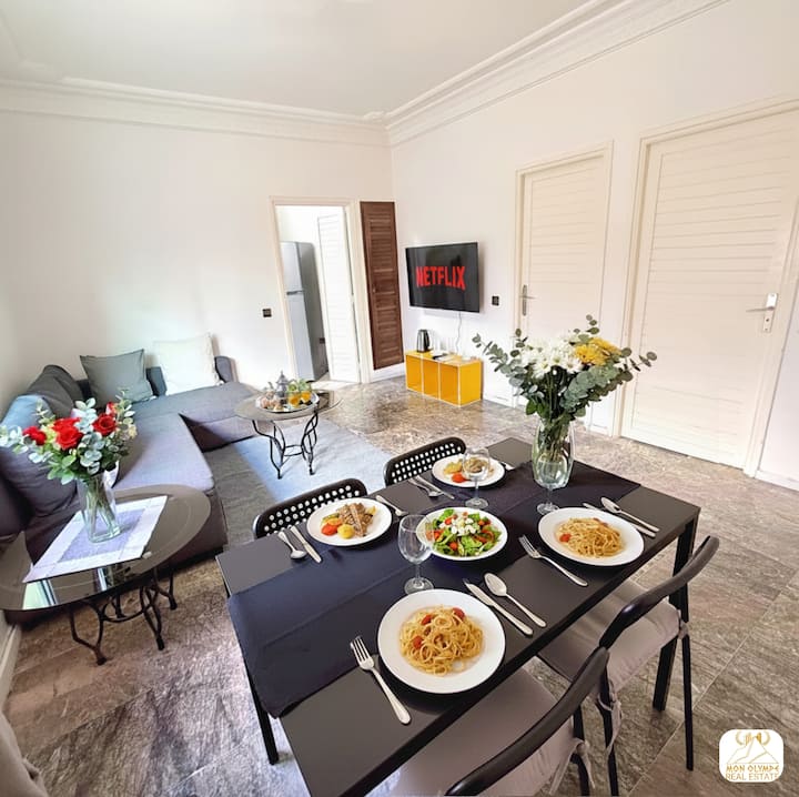 Hassan : Beautiful Flat With Luminous Terrace - Rabat