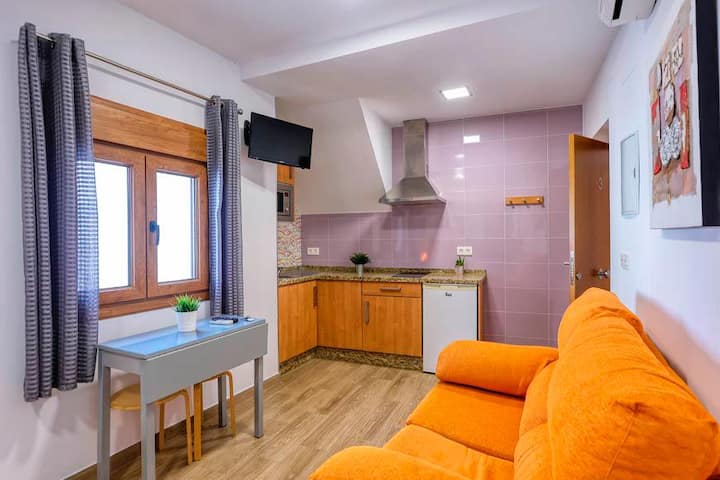 Estudio 3.a 3 Min La Playa Con Terraza-aire-wifi - Conil de la Frontera